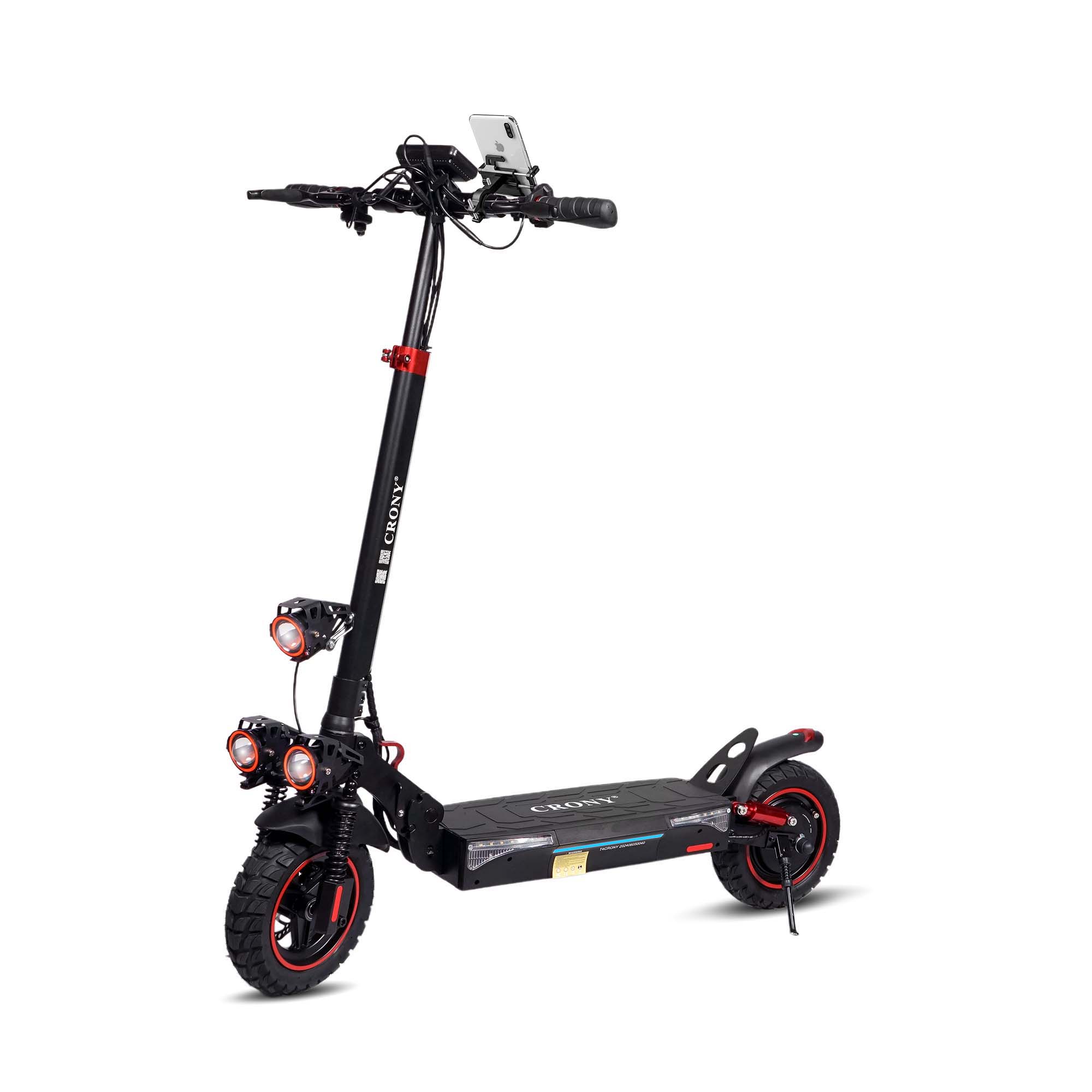 CRONY T4 Electric Scooter Big LCD Display With Seat 2000W Motor Smart ...