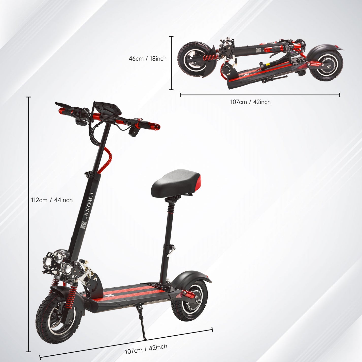 CRONY V10 big display high speed Fast Speed Personal Mobility Electric ...